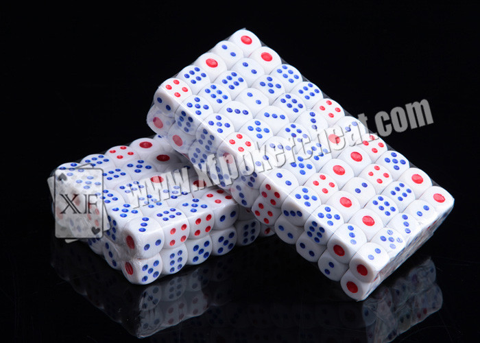 Famous Gamble Cheat Dice 14mm Casino Magic Dice With Liquid Mercury