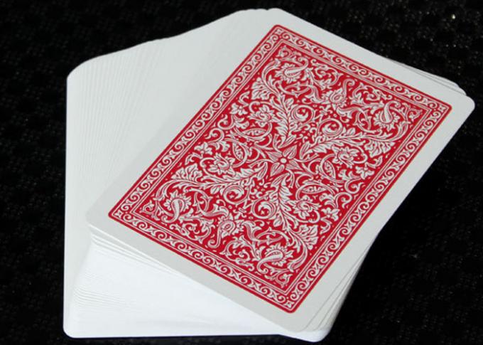 Magic Gambling Props Fournier Plastic 2818 Red Blue Jumbo Face Playing ...