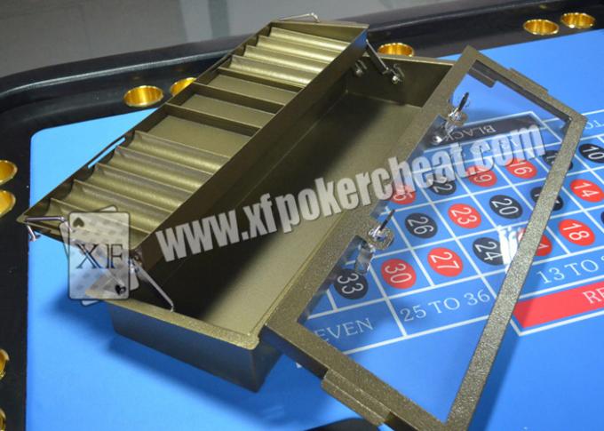 Casino Metal Chiptray Hidden Lens Gambling Cheat Devices , Distance ...