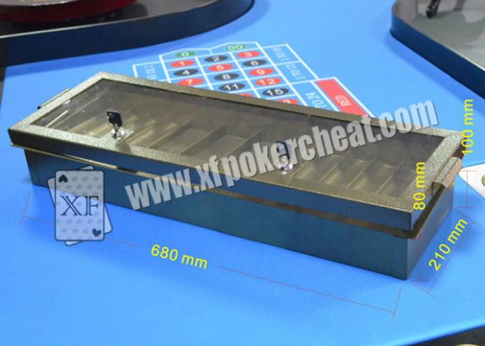 Casino Metal Chiptray Hidden Lens Gambling Cheat Devices , Distance ...